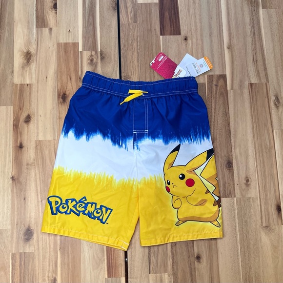 Pokemon | Swim | Nwt Boys Pokemon Swim Trunks | Poshmark